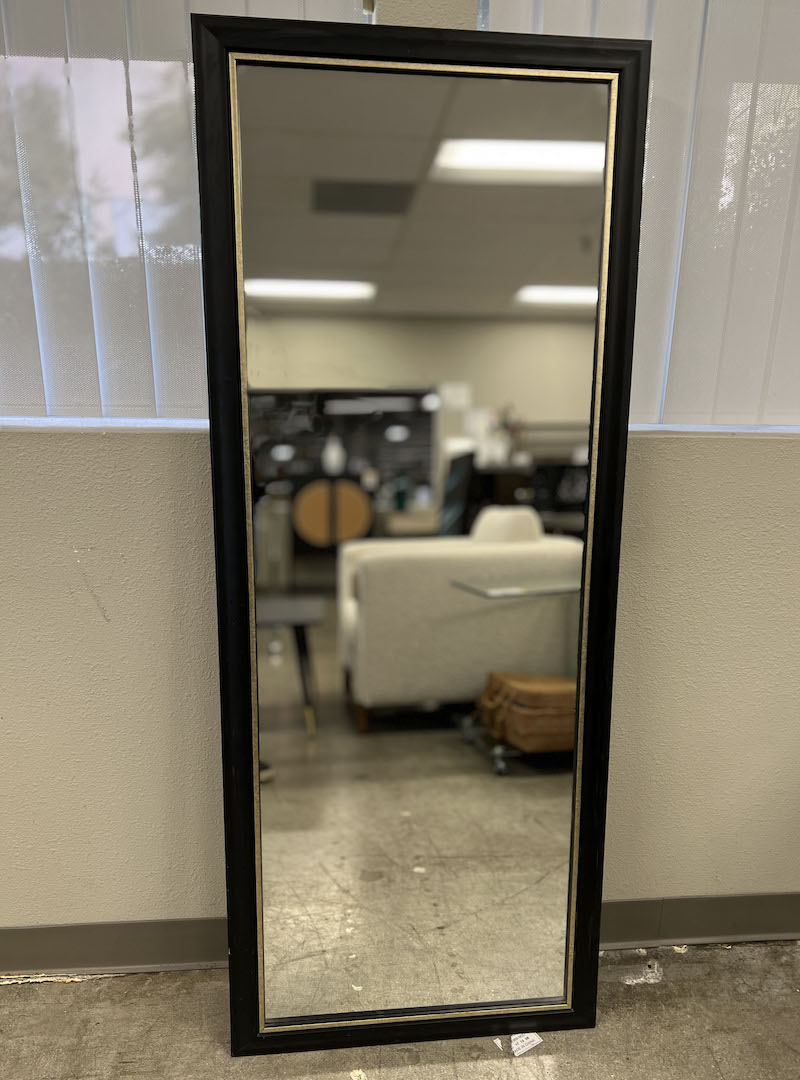 Hotel Surplus: Full-Length Black Frame Hotel Mirror
