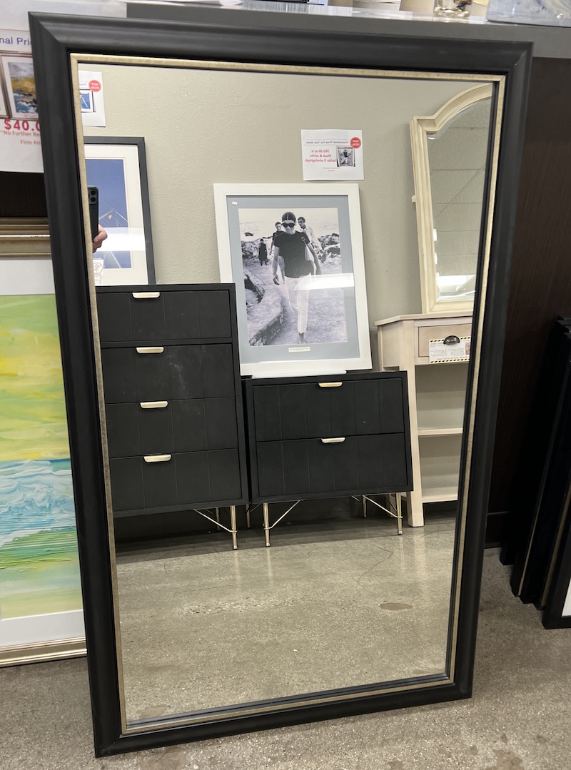 Hotel Surplus: Black Frame Hotel Mirror