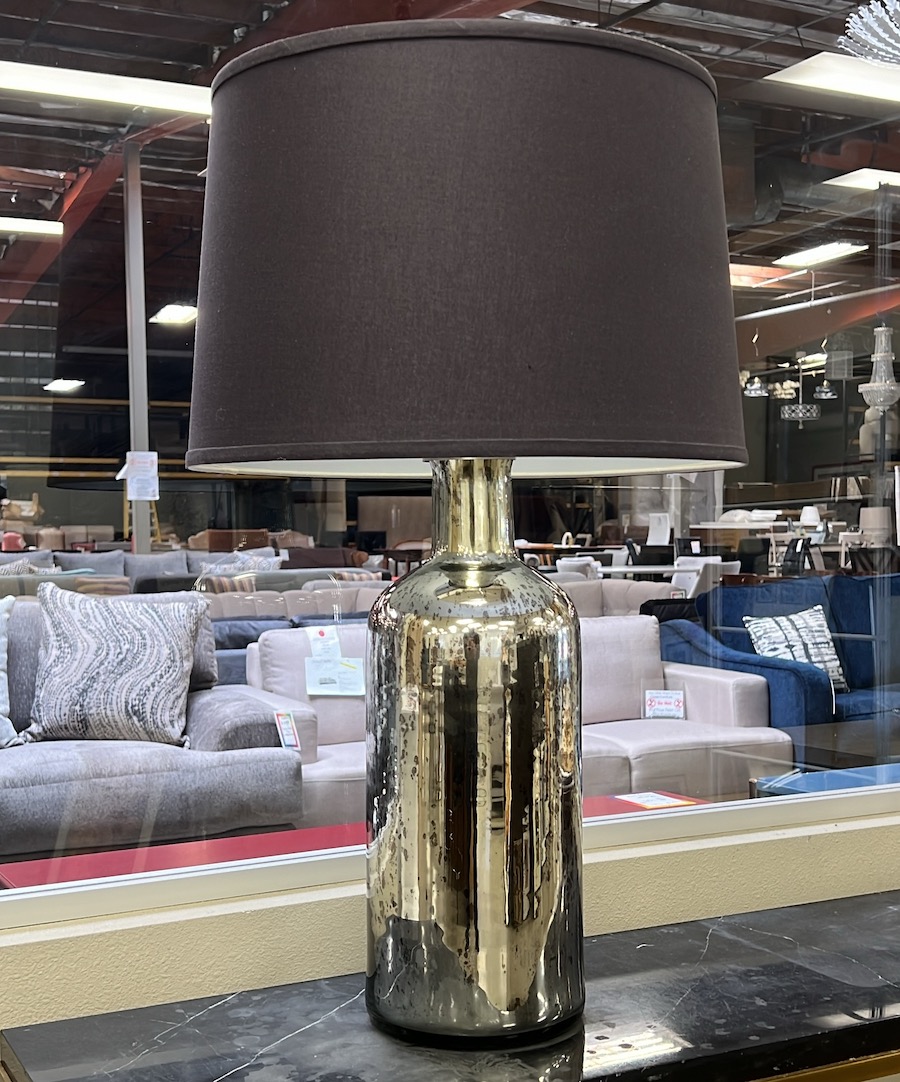 Hotel Surplus: Restoration Hardware "Antique Mercury Glass" Lamp with ...